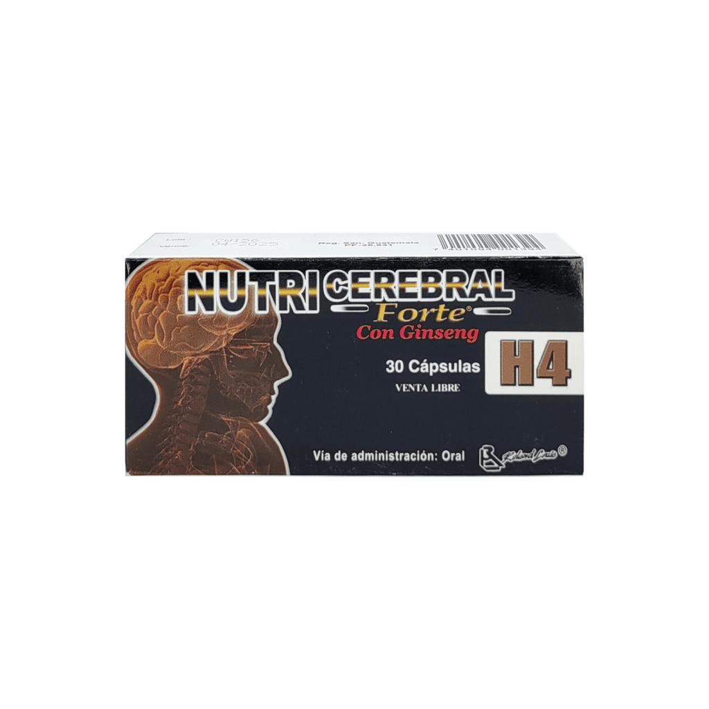 Nutricerebral forte H4, 30 capsulas – Apomedix