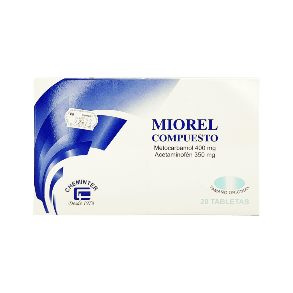 Miorel compuesto, 20 tabletas – Apomedix