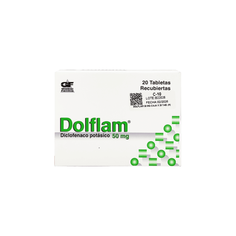 Dolflam 50mg, 1 de 20 tabletas – Apomedix