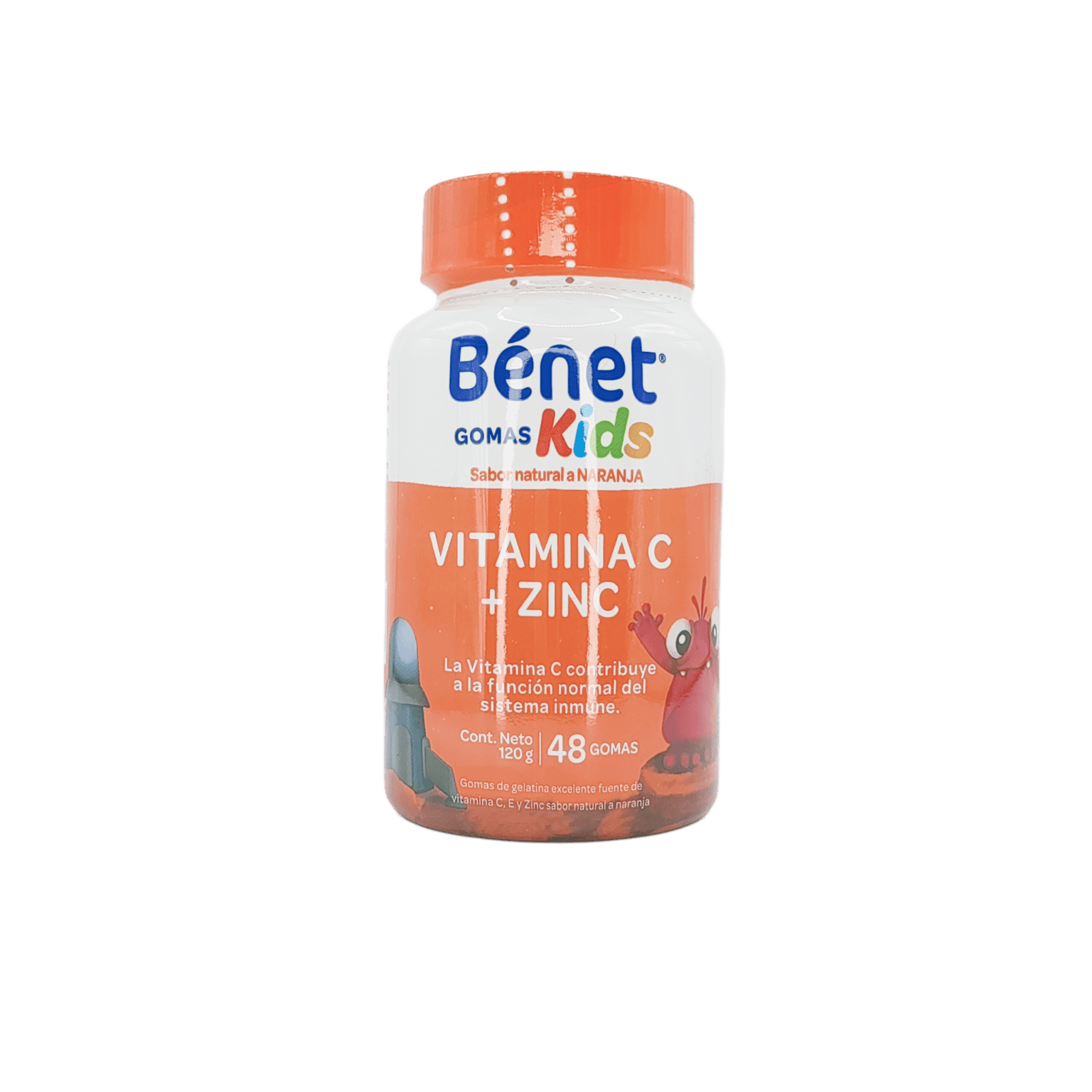 Benet Kids Vit. C+Zinc, frasco 48 gomitas – Apomedix