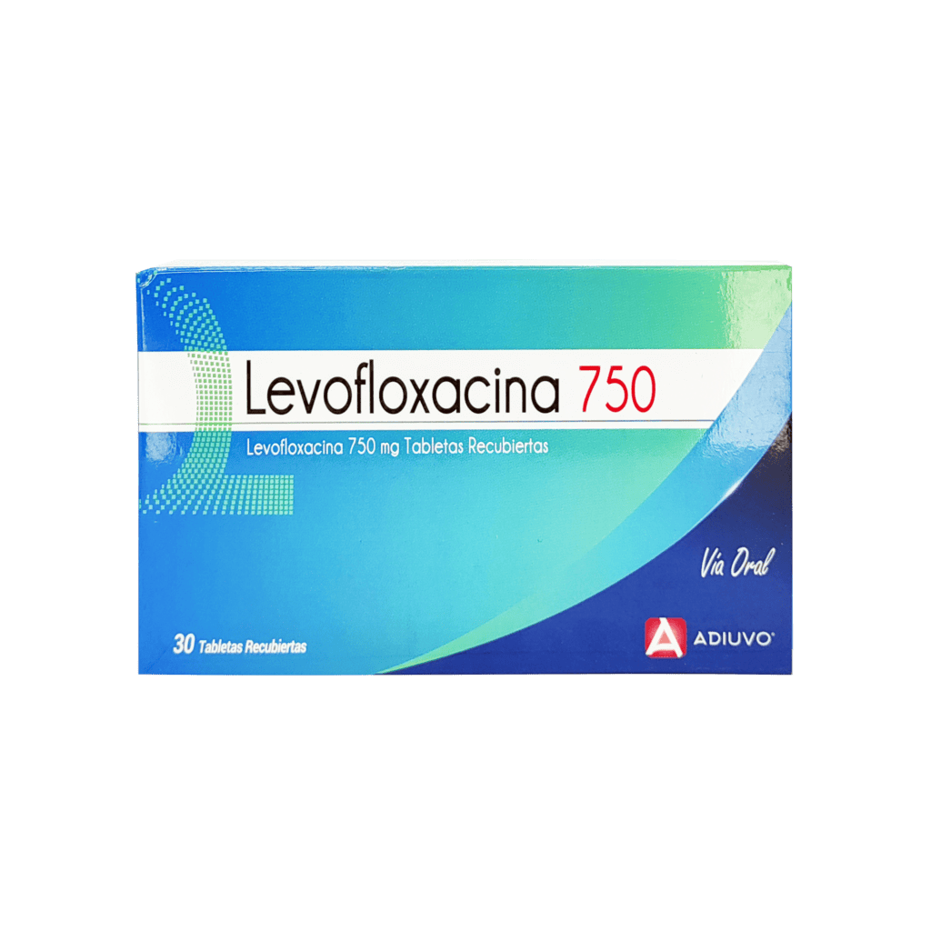 Levofloxacina Adiuvo 750mg, 1 de 30 tabletas recubiertas – Apomedix