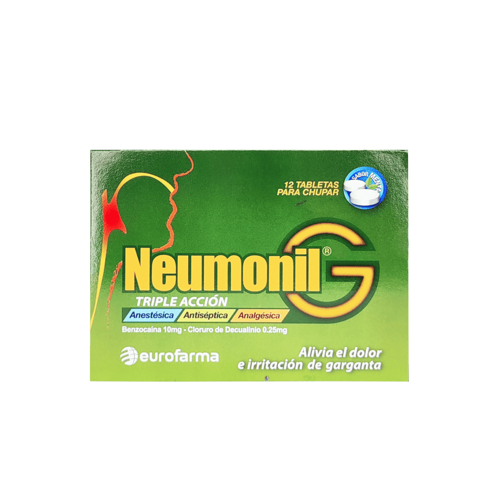 Neumonil G, 1 de 12 tabletas masticables – Apomedix