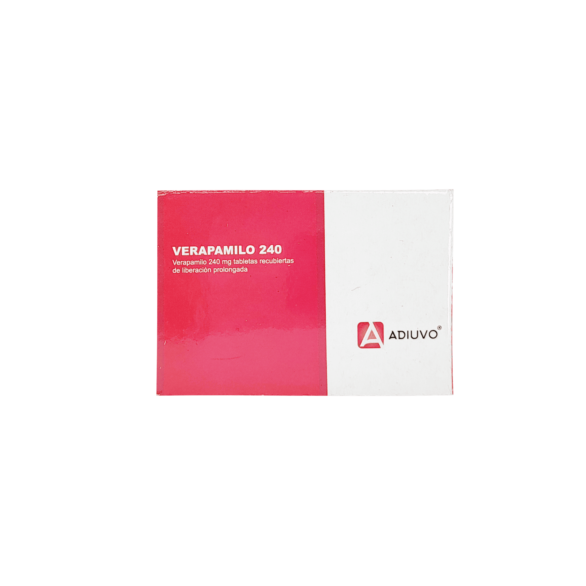 Verapamilo SR Adiuvo 240mg , 20 tabletas – Apomedix