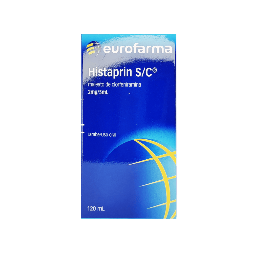 Histaprin SC 2mg/5ml Jarabe, frasco 120ml – Apomedix