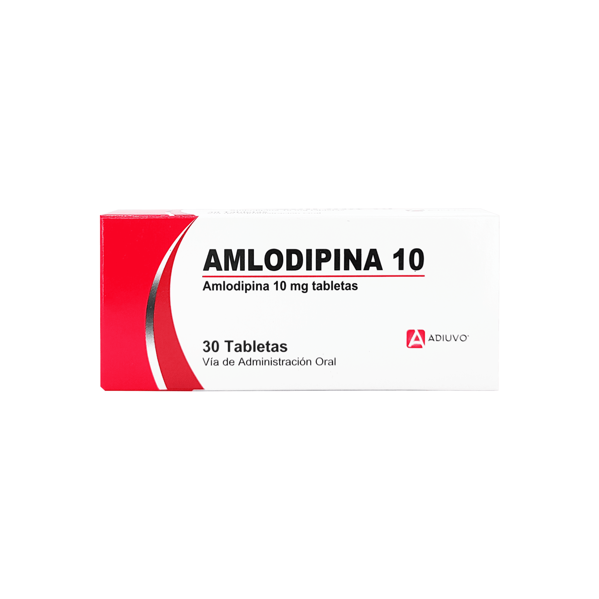 Amlodipina Adiuvo 10mg , 30 Tabletas – Apomedix