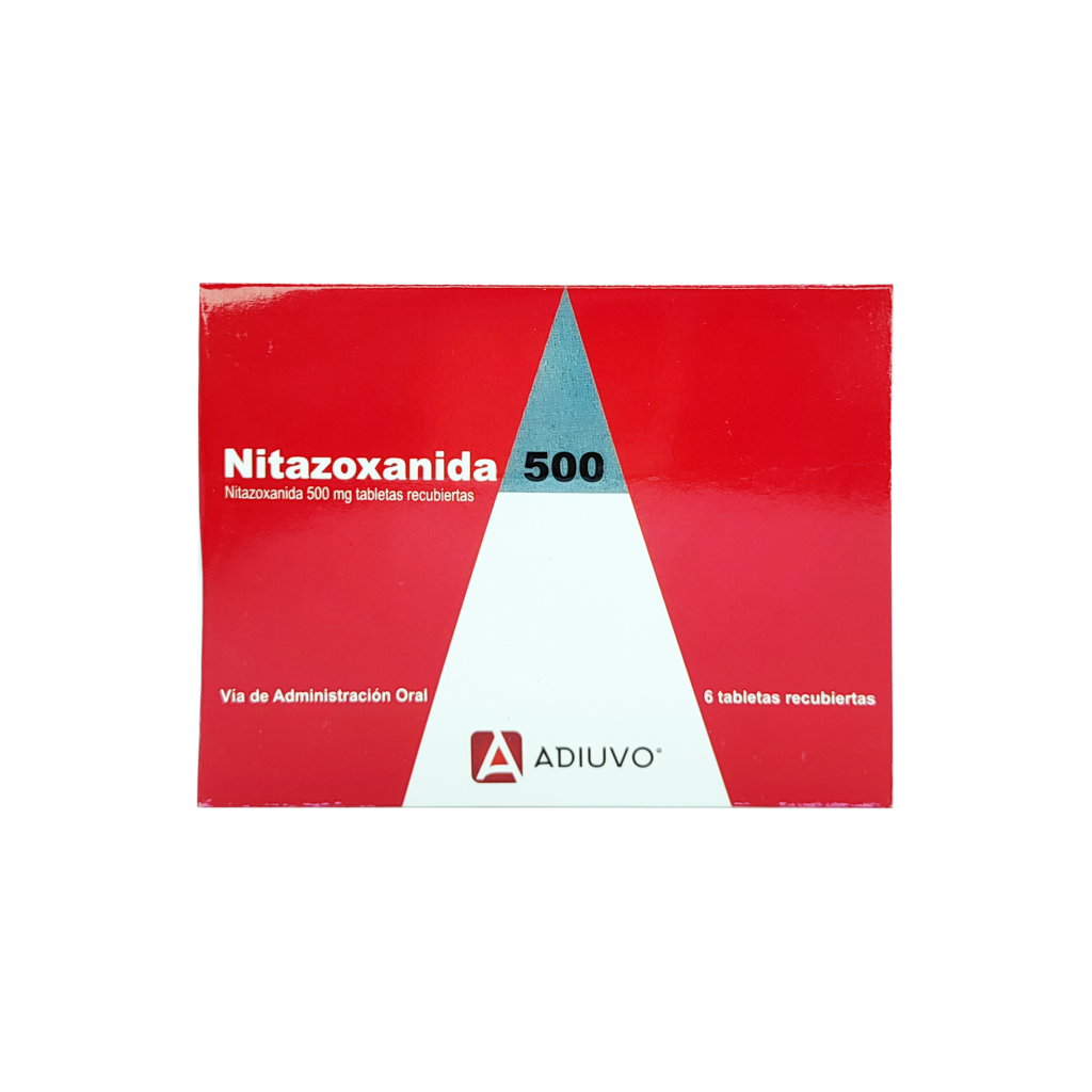Nitazoxanida Adiuvo 500mg , 6 comprimidos – Apomedix