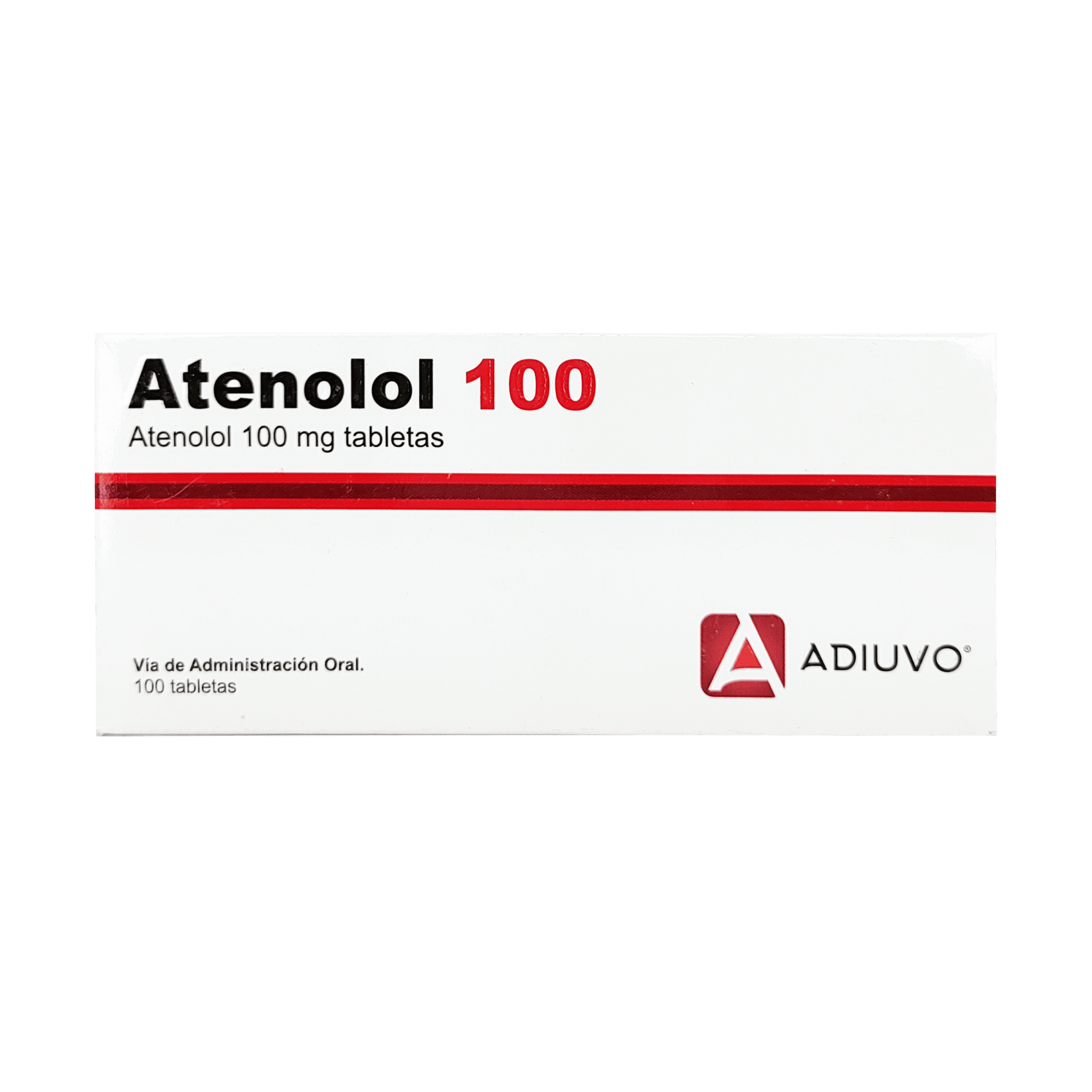 Atenolol Adiuvo 100mg , 1 de 100 tabletas – Apomedix