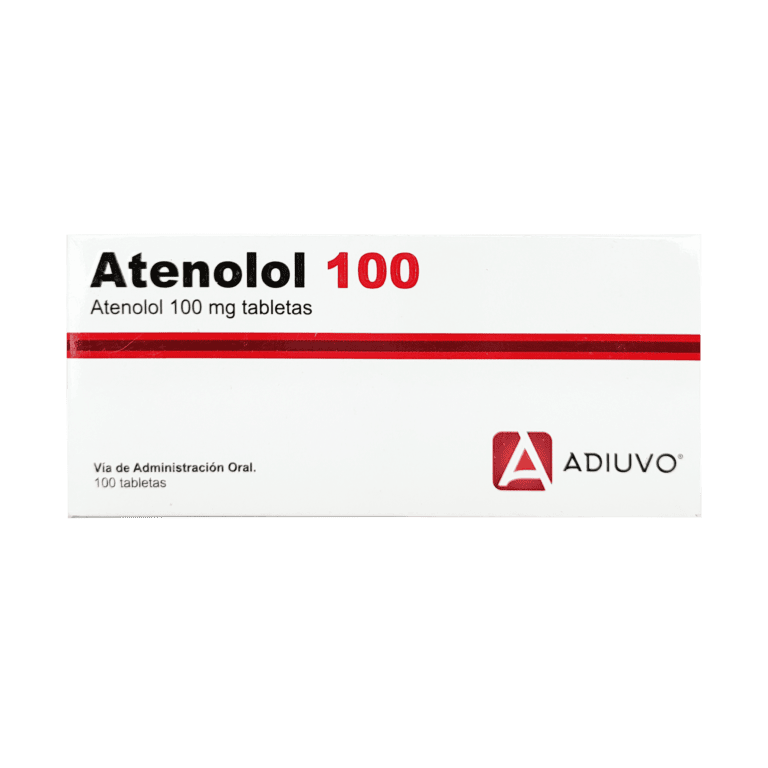 Atenolol Adiuvo 100mg , 1 de 100 tabletas – Apomedix