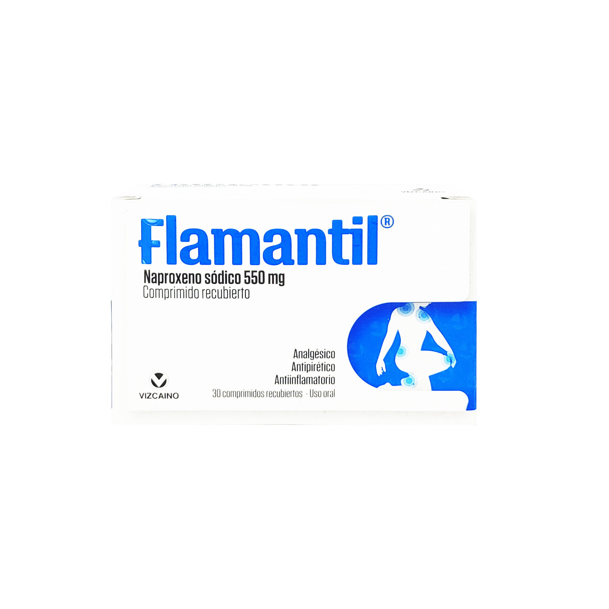 Flamantil 550mg, 1 de 6 blister (5 tabletas) – Apomedix