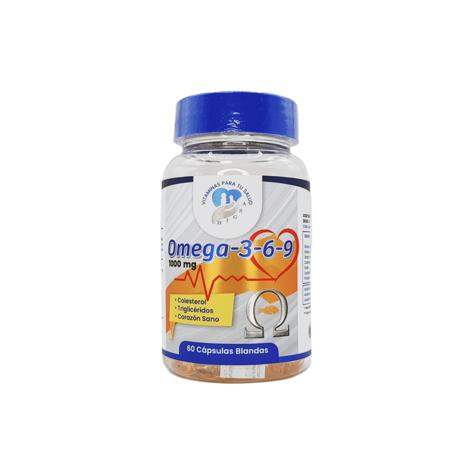 Omega 3,6,9 Higsa 1000 mg, frasco 60 capsulas – Apomedix