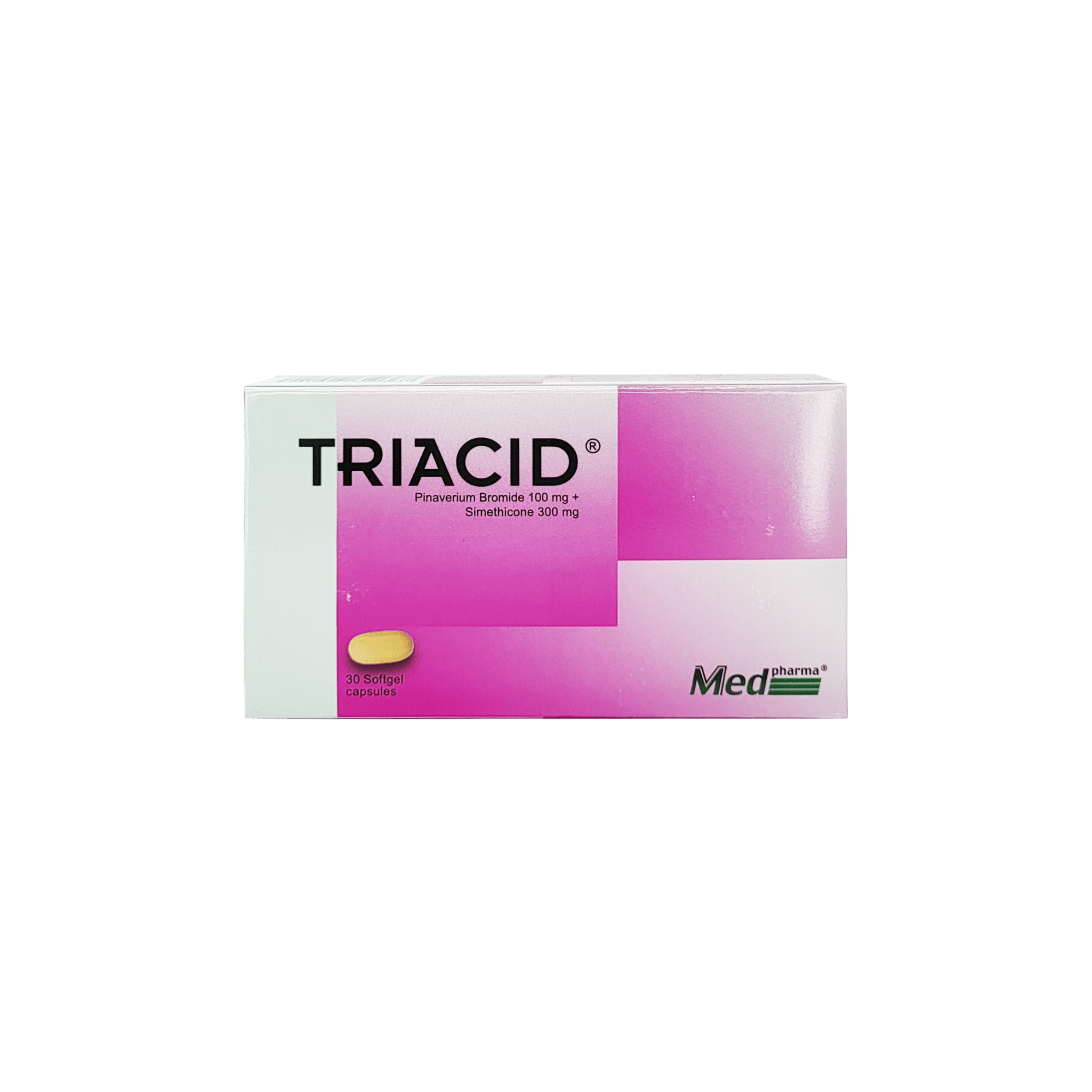 Triacid 100mg/300mg, 30 capsulas – Apomedix