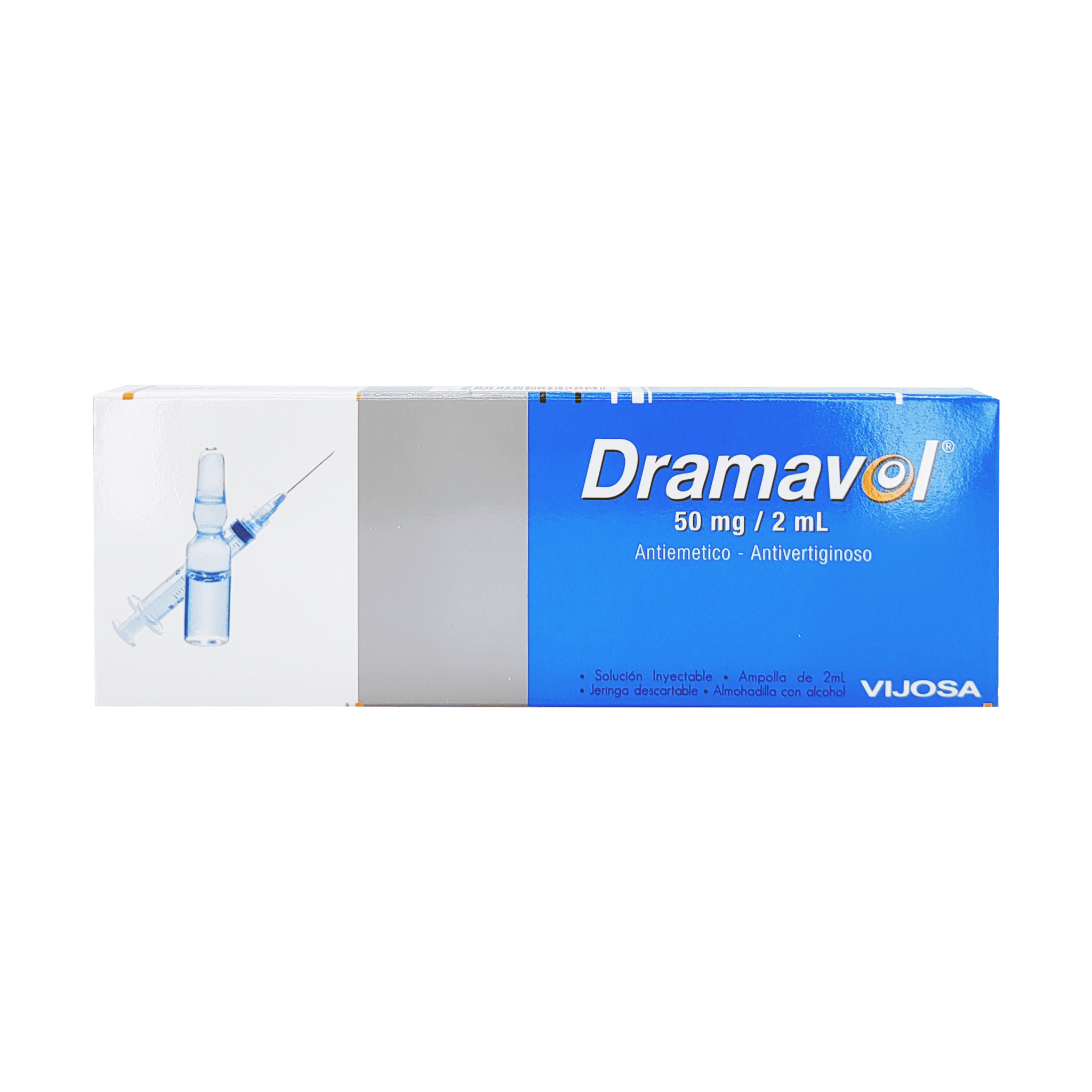 Dramavol 50mg/2ml Inyectable IM, 1 ampolla – Apomedix