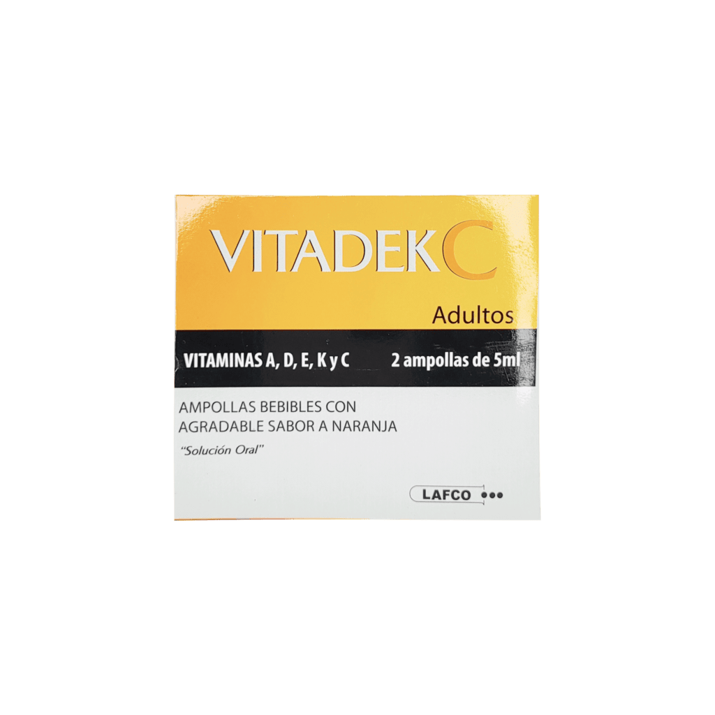 Vitadek C Adulto, 2 ampollas bebibles – Apomedix