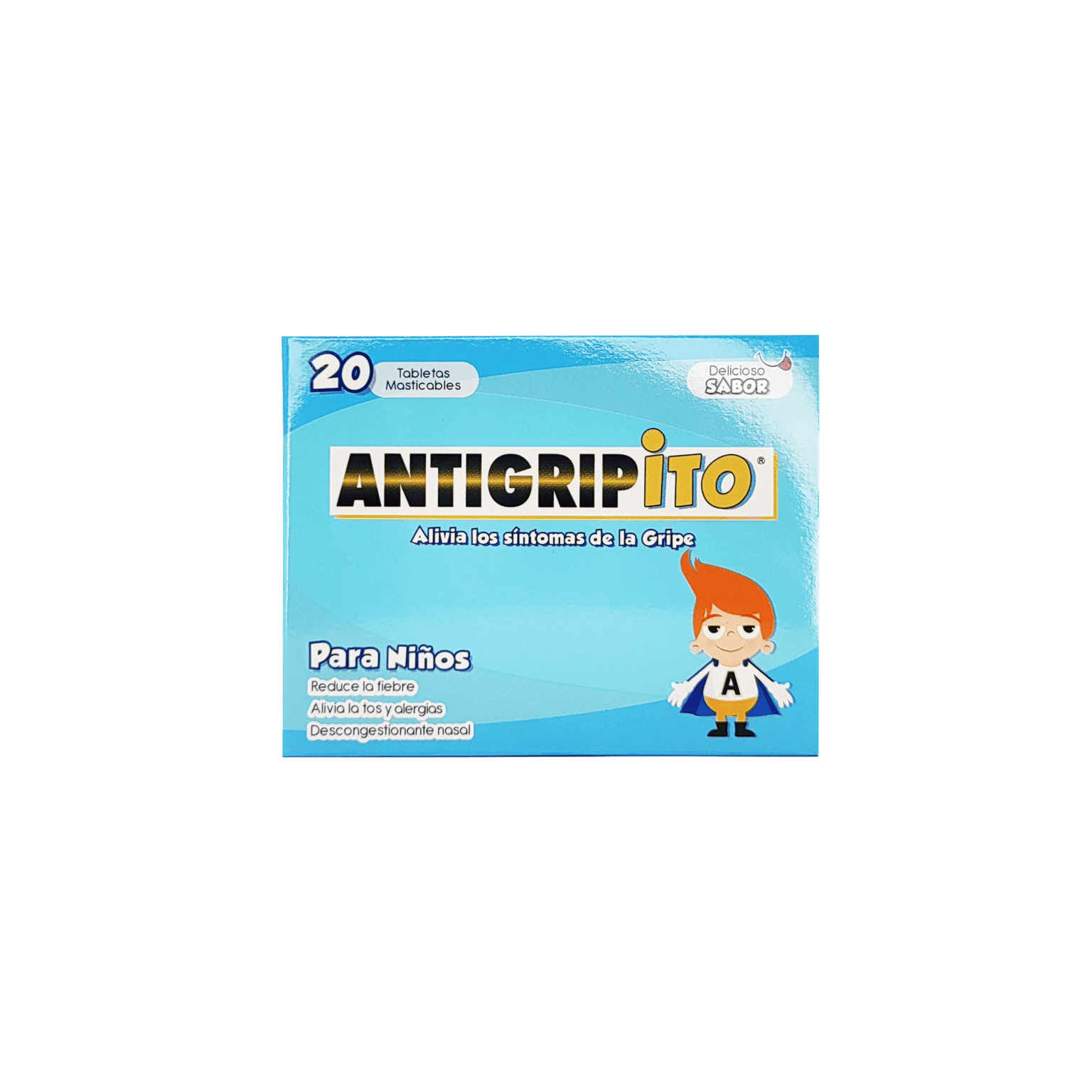 Antigripito Masticable, 1 de 20 tabletas – Apomedix