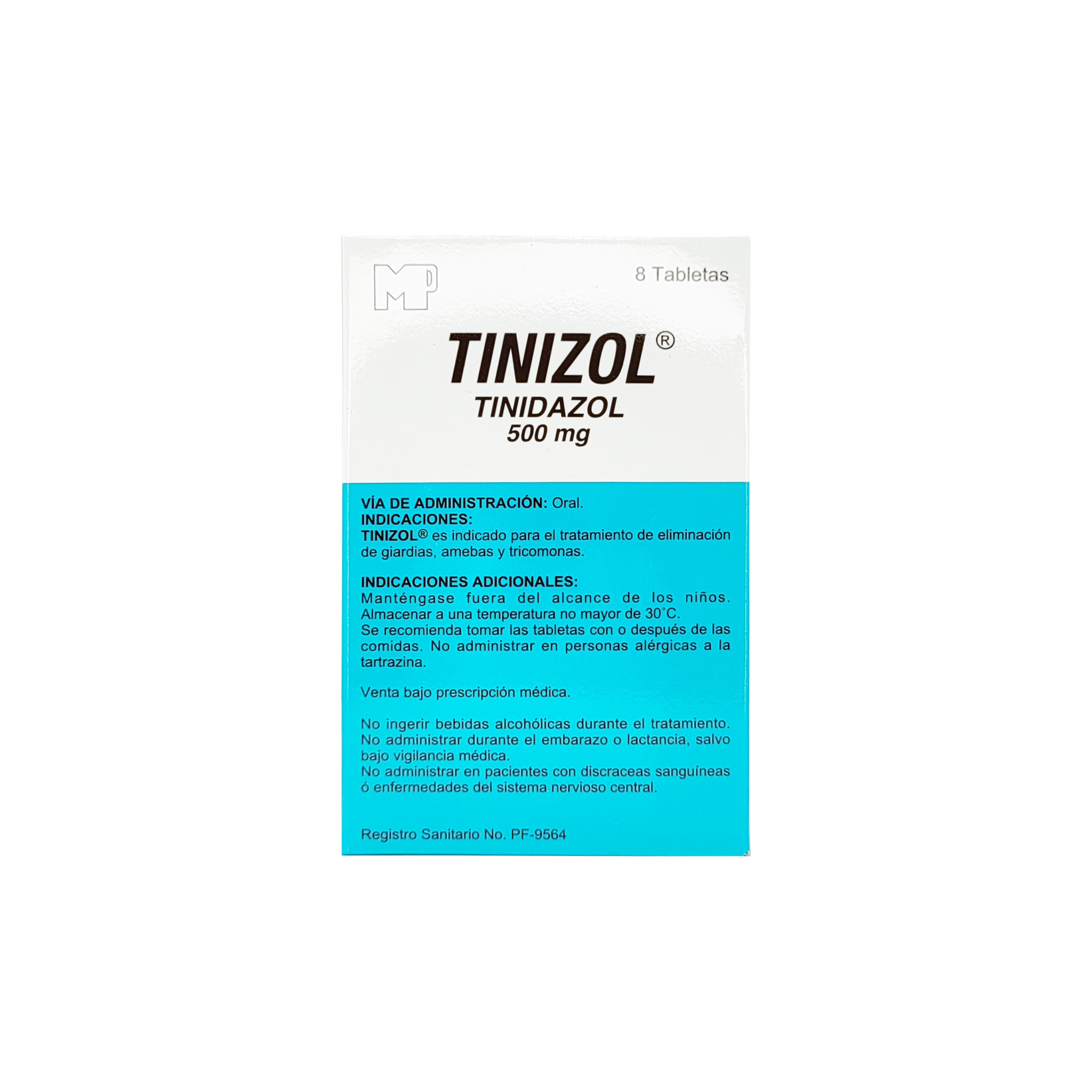Tinizol 500mg, 1 de 8 tabletas – Apomedix