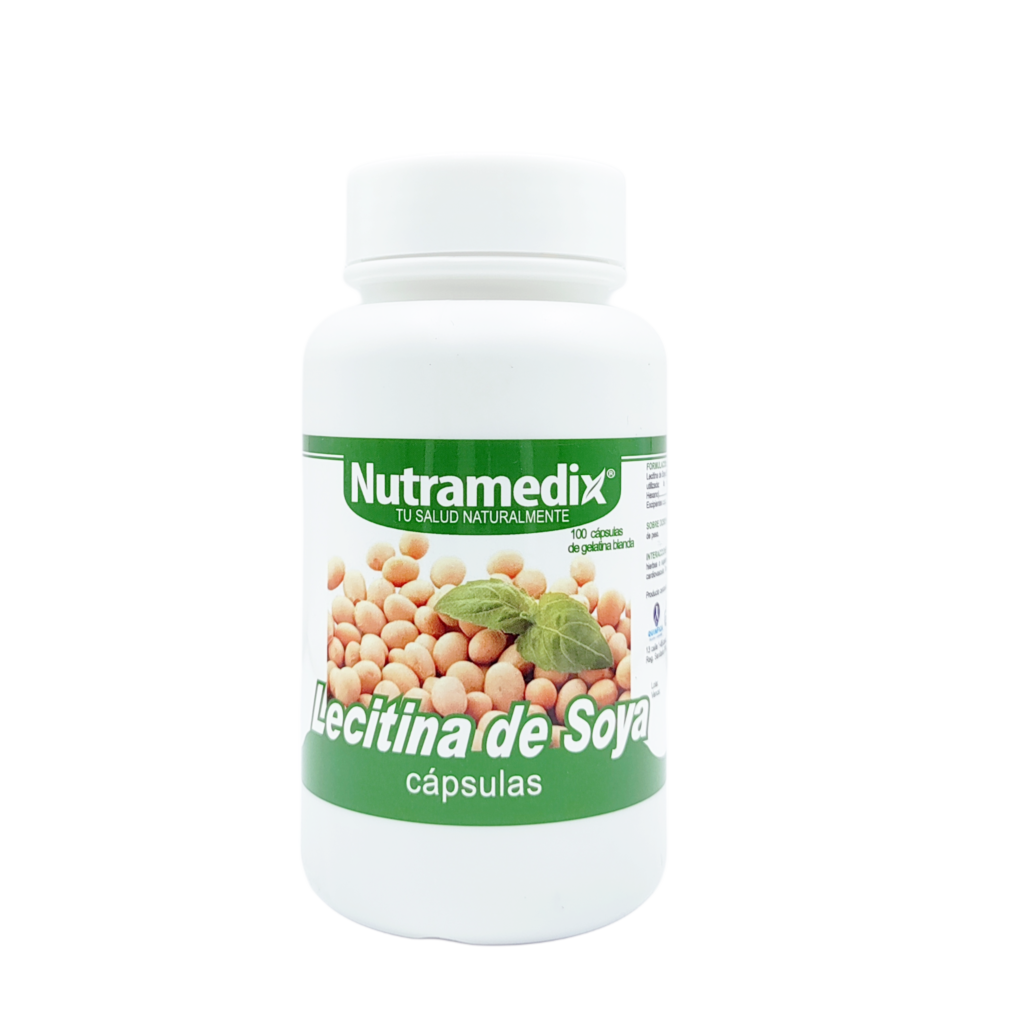 Lecitina de Soya Nutramedix 1200mg , 100 capsulas – Apomedix