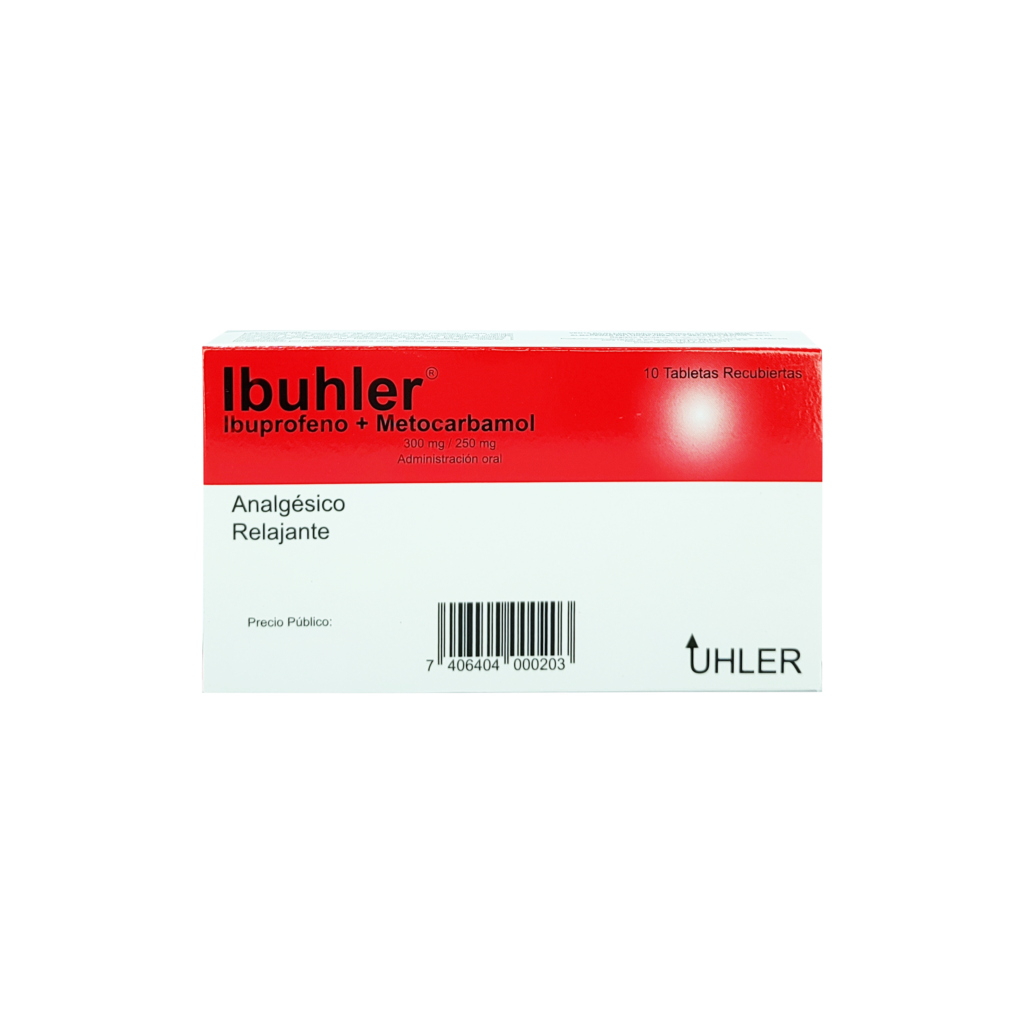Ibuhler 300mg/250mg, 10 tabletas – Apomedix