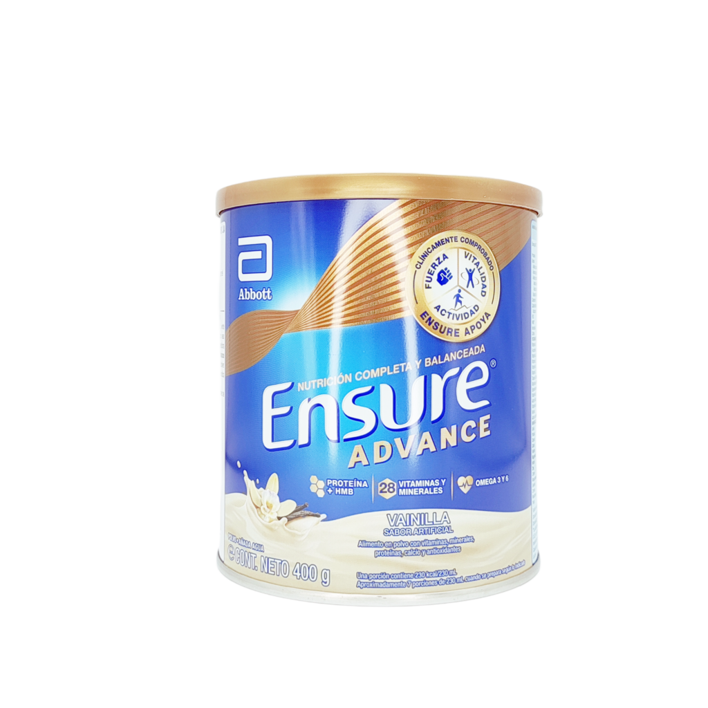 Ensure Advance Vainilla, lata 400 gramos – Apomedix
